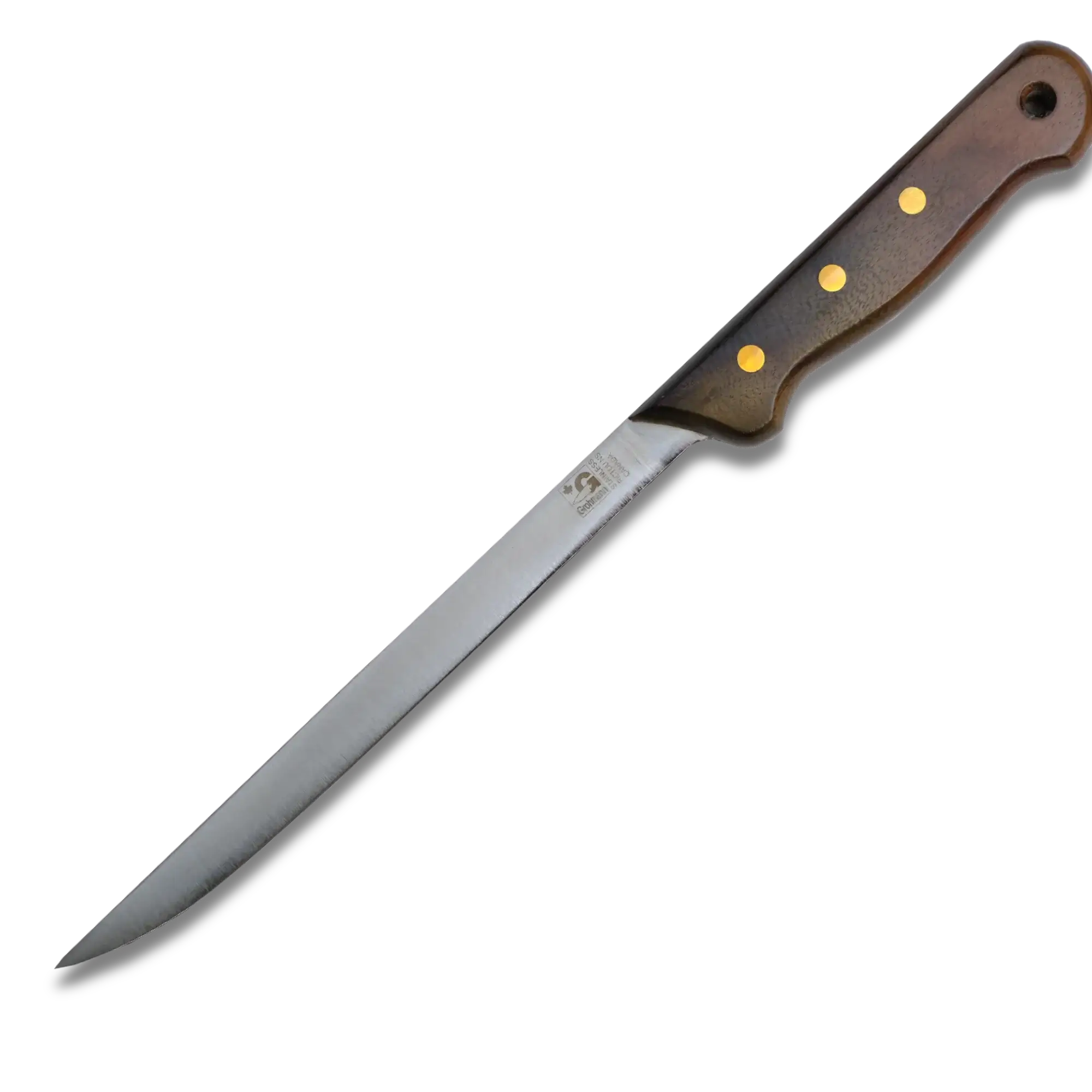 Grohmann Regular Line Fillet Knife 8" Blade | Fish Filleting Knife with ...